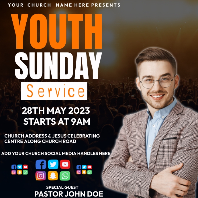 church poster Template | PosterMyWall