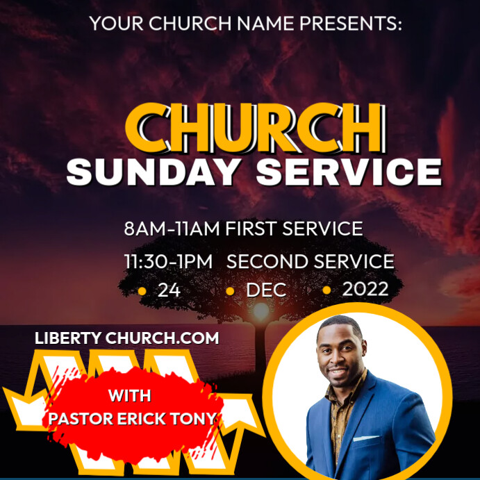 church poster Template | PosterMyWall