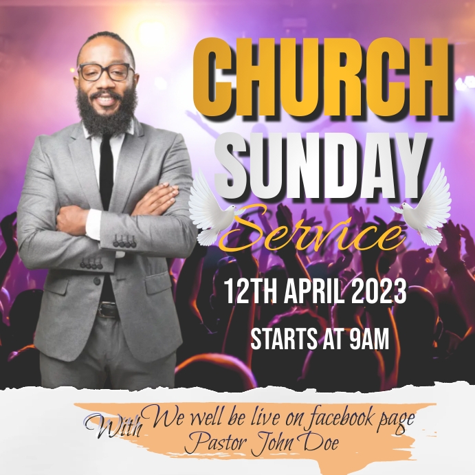 church poster Template | PosterMyWall
