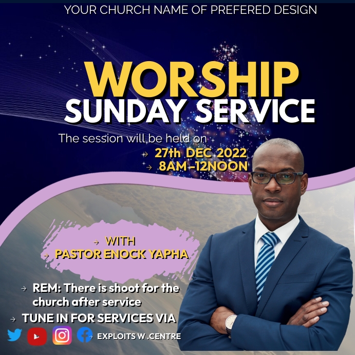 Copy of church poster | PosterMyWall