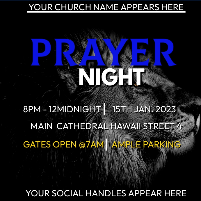 church poster Template | PosterMyWall