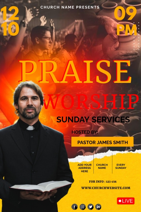 CHURCH POSTER Template | PosterMyWall