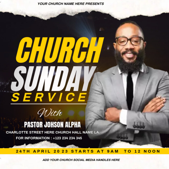 church poster Template | PosterMyWall