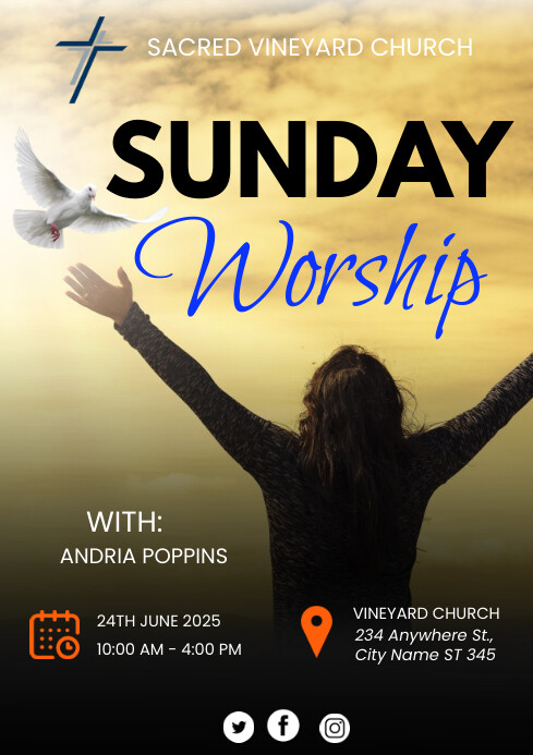 church poster Template | PosterMyWall