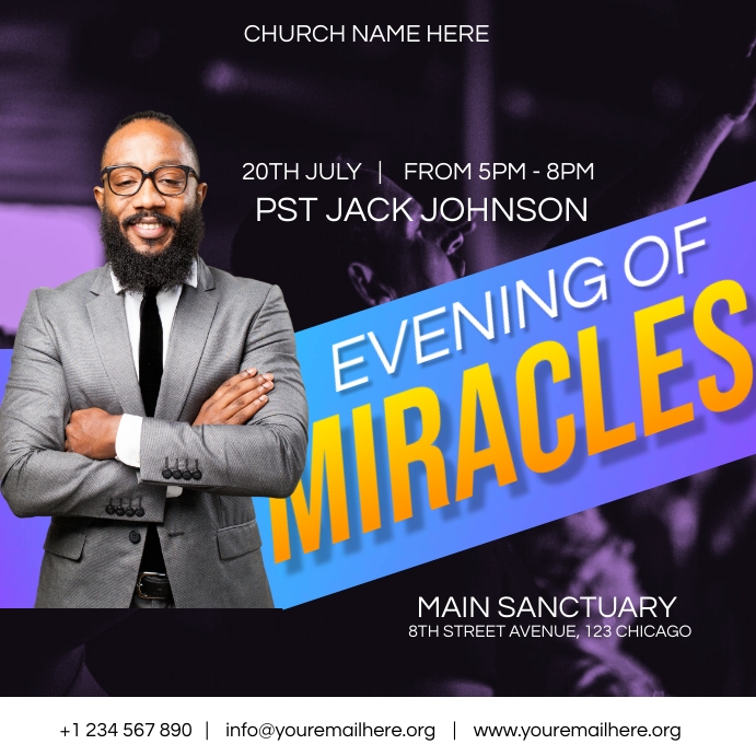 church poster Template | PosterMyWall