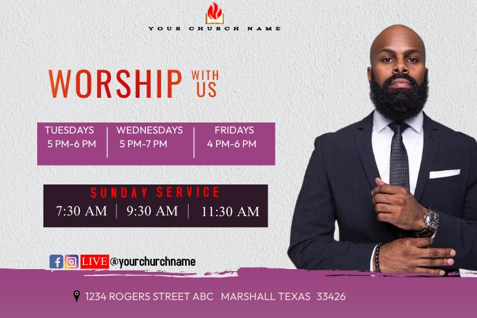 church poster template (16) | PosterMyWall
