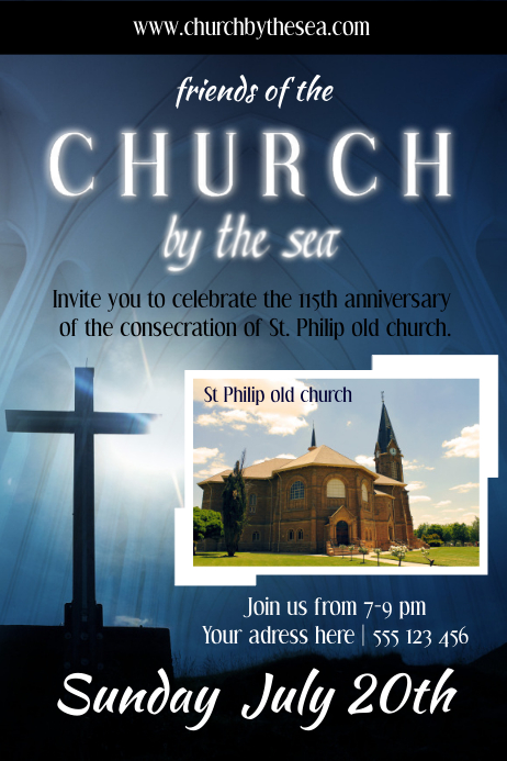 Copy Of Church Poster Template PosterMyWall copy-of-church-poster-template-postermywall