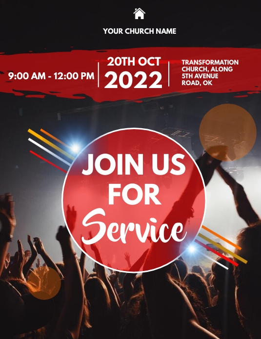 Church poster template | PosterMyWall