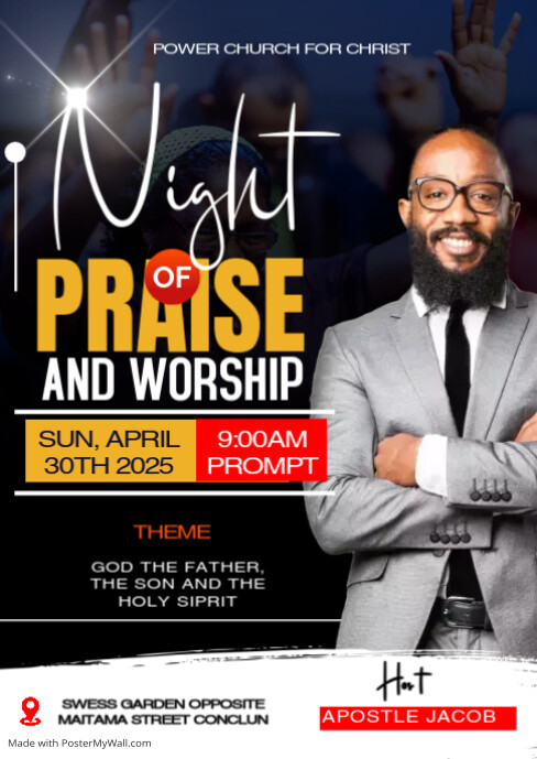 church poster template | PosterMyWall