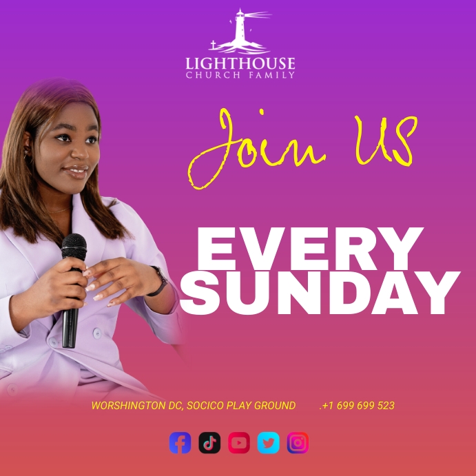 church poster template | PosterMyWall