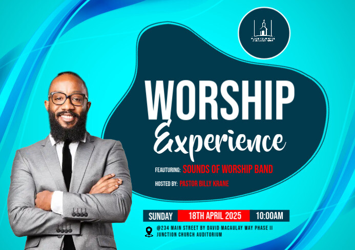 church poster template | PosterMyWall