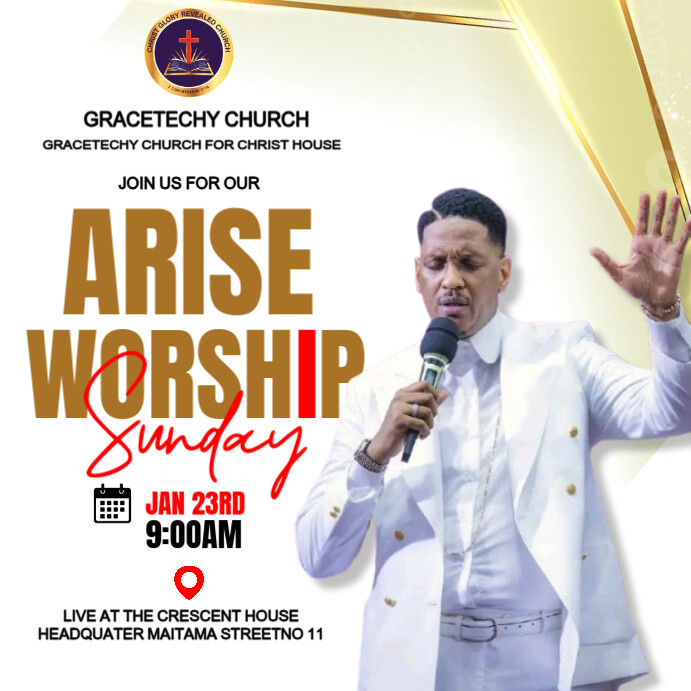 church poster template | PosterMyWall