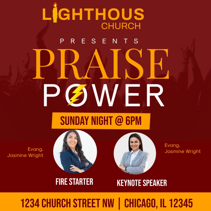 church poster template | PosterMyWall