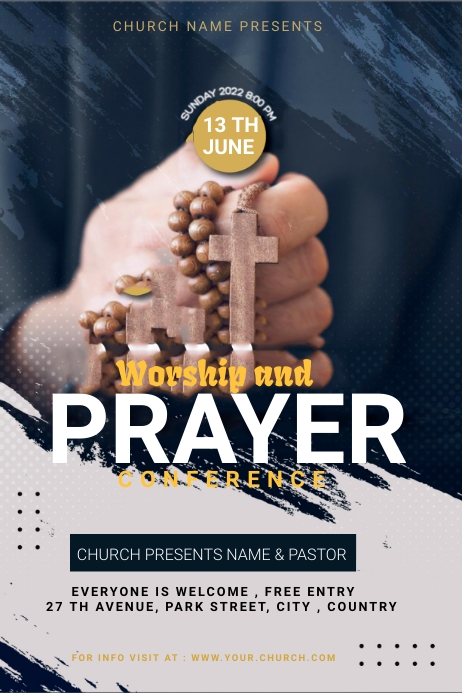 CHURCH POSTER TEMPLATE | PosterMyWall
