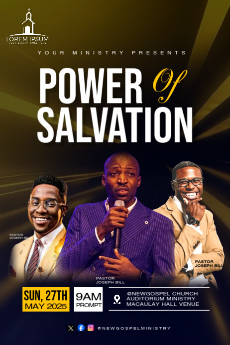 church poster template | PosterMyWall