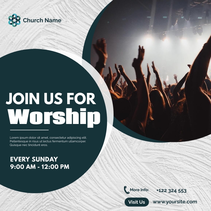 Church poster template | PosterMyWall