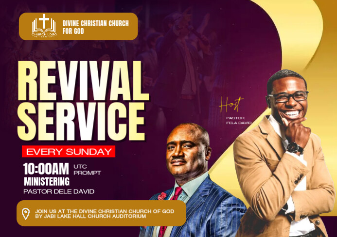 church poster template | PosterMyWall