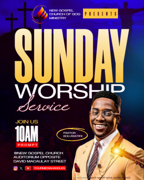 church poster template | PosterMyWall