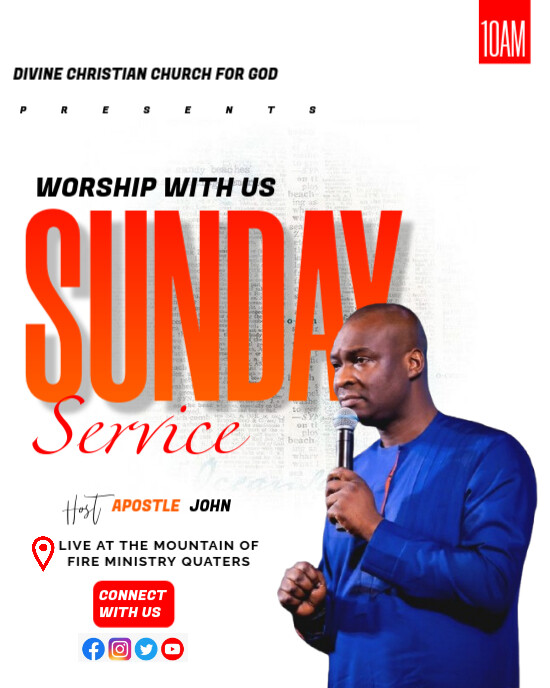 church poster template | PosterMyWall