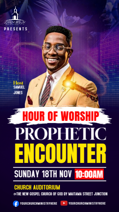 Copy of church poster template | PosterMyWall
