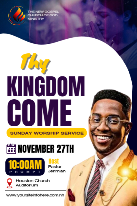church poster template | PosterMyWall