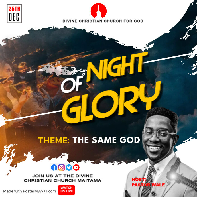 Copy of church poster template | PosterMyWall