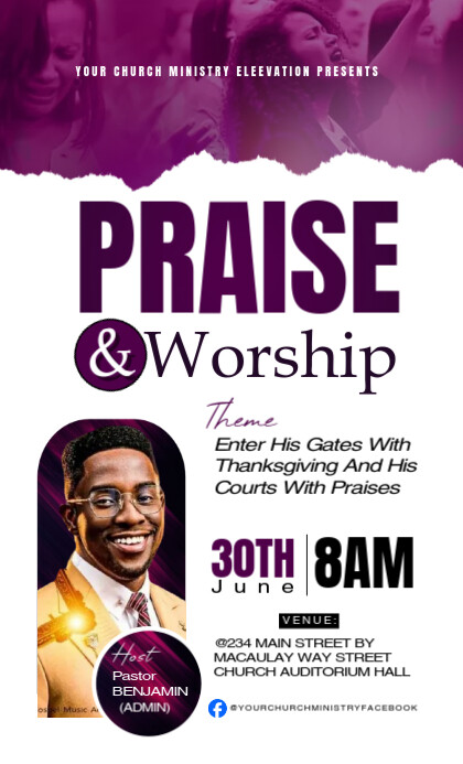 church poster template | PosterMyWall