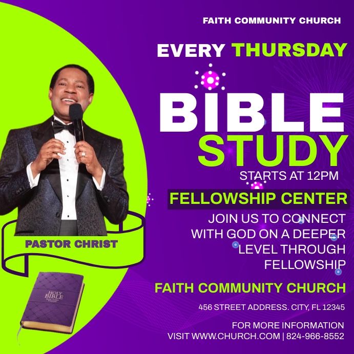 church poster template | PosterMyWall