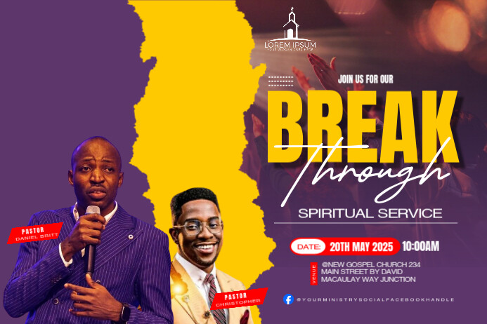 church poster template | PosterMyWall