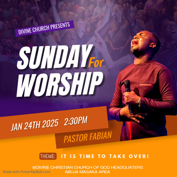 church poster template | PosterMyWall