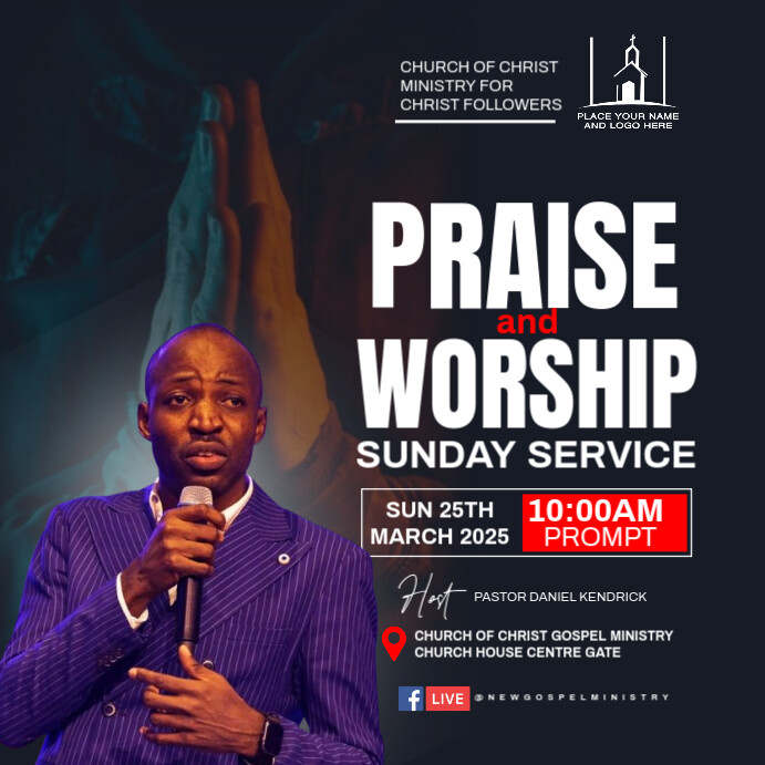 church poster template | PosterMyWall