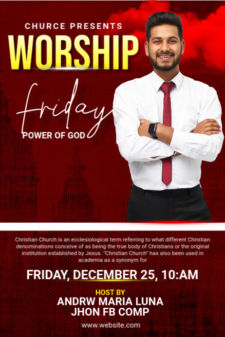 Church Poster Template | PosterMyWall