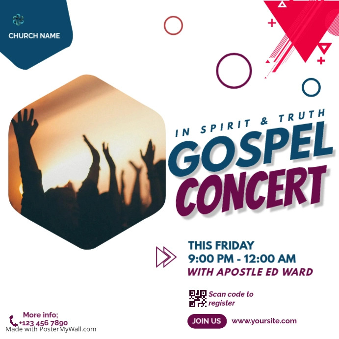 Church poster template | PosterMyWall