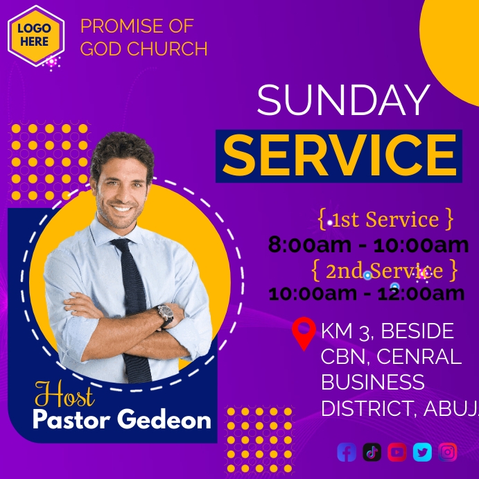 church poster template | PosterMyWall