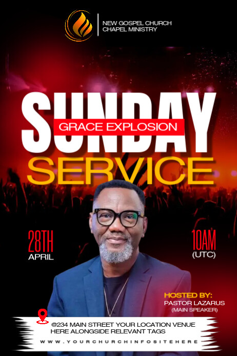 church poster template | PosterMyWall