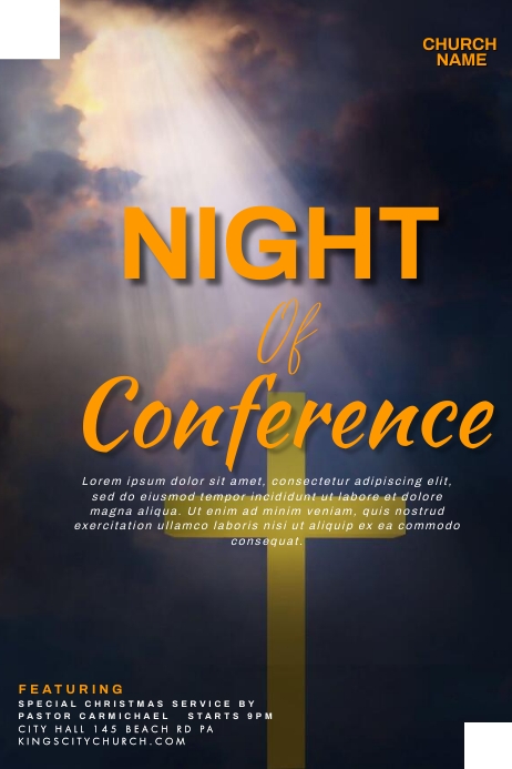 CHURCH POSTER.E Template | PosterMyWall