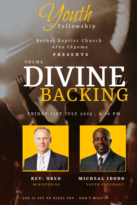 CHURCH POSTER.E Template | PosterMyWall