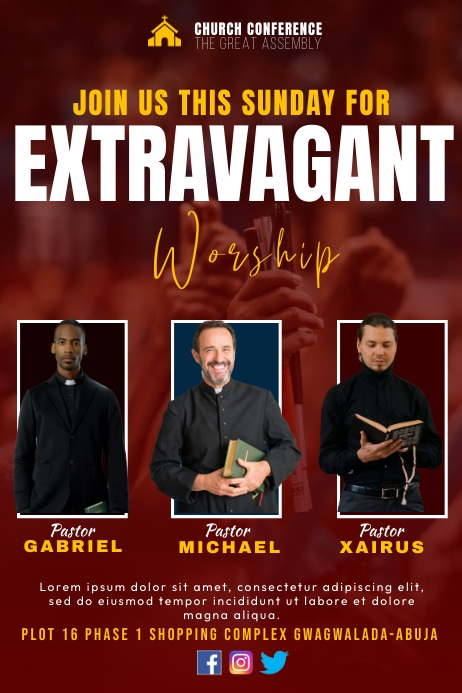 CHURCH POSTER.KC Template | PosterMyWall