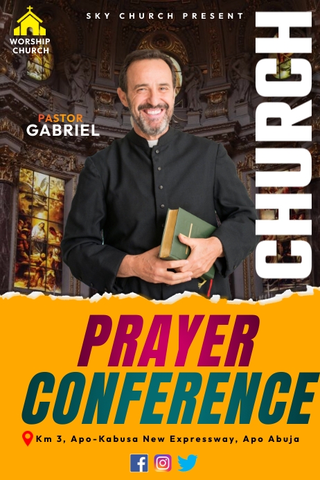 CHURCH POSTER.KC Template | PosterMyWall