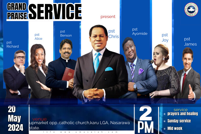 Church posters and flyers Template | PosterMyWall