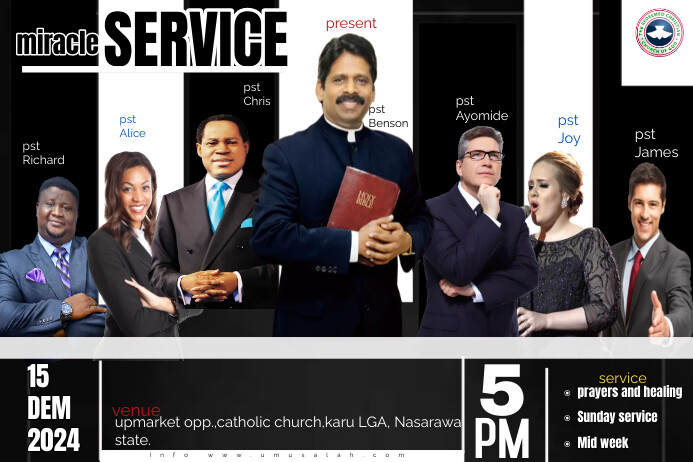 Church posters and flyers Template | PosterMyWall