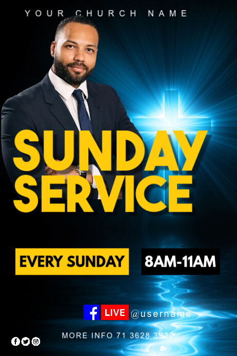 Copy of church posters | PosterMyWall