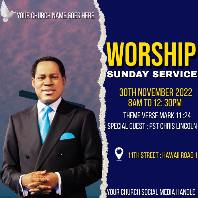 church posters Template | PosterMyWall