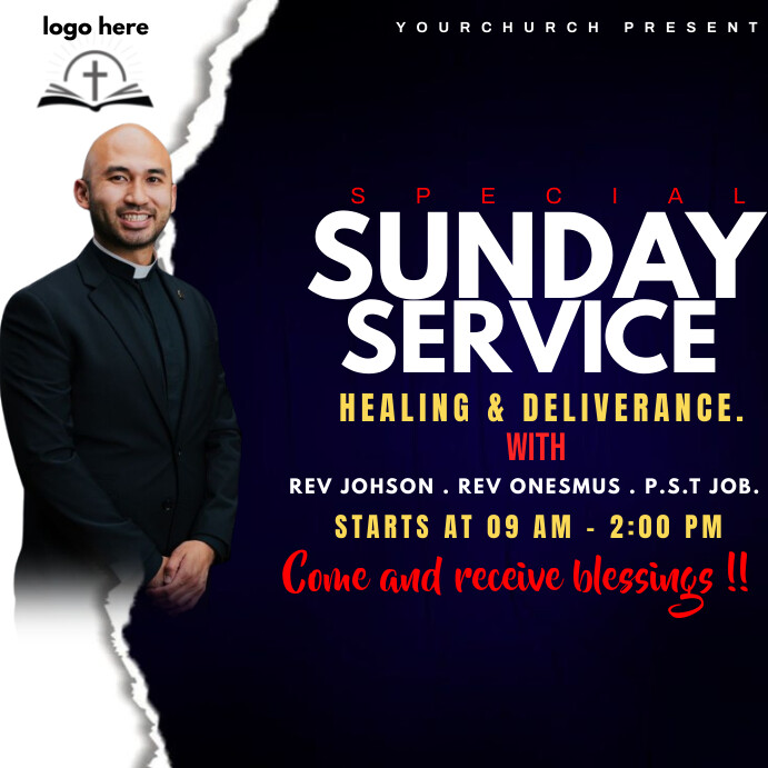 Copy of church posters | PosterMyWall