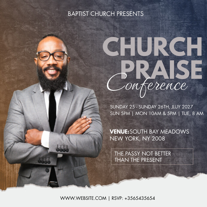 CHURCH PRAISE & WORSHIP INSATGRAMFLYERPOSTER Template | PosterMyWall