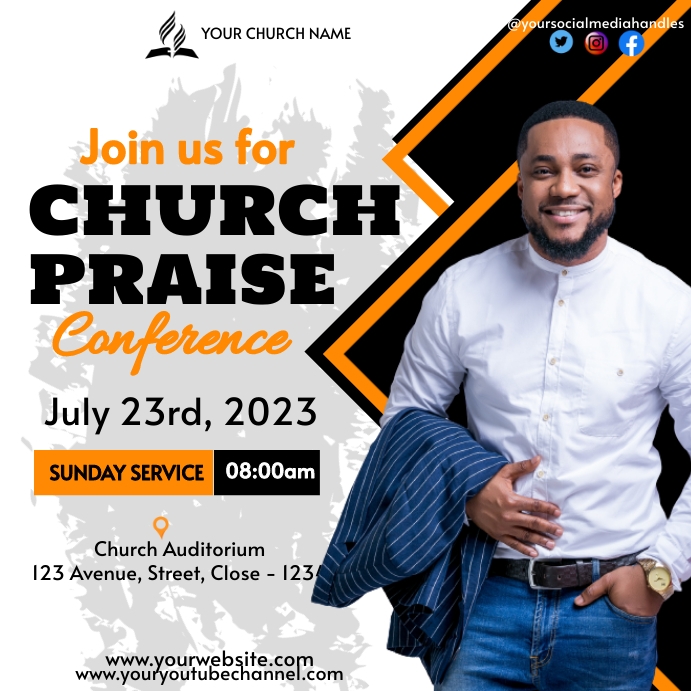 Church praise conference Template | PosterMyWall