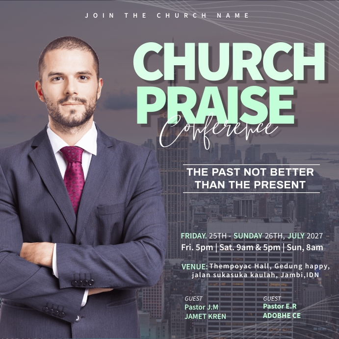 Church Praise Template | PosterMyWall