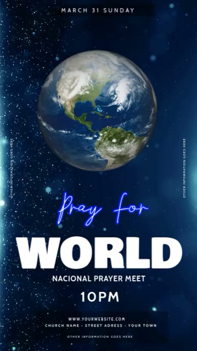 Church Pray Instagram Story Template | PosterMyWall