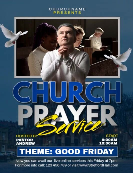 Church Prayer Ads Templat | PosterMyWall
