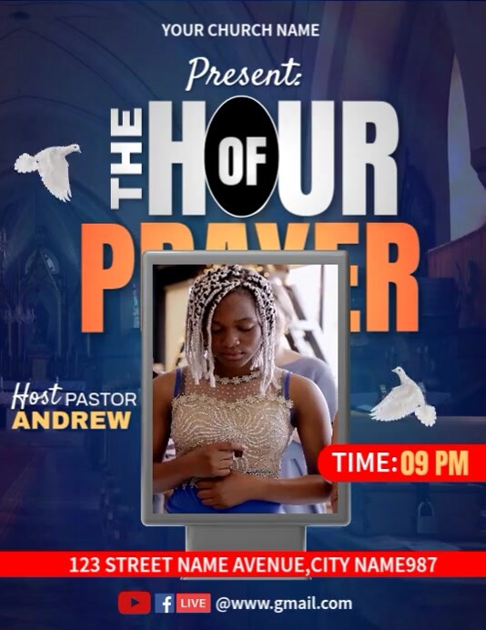 Church Prayer Ads Templat | PosterMyWall
